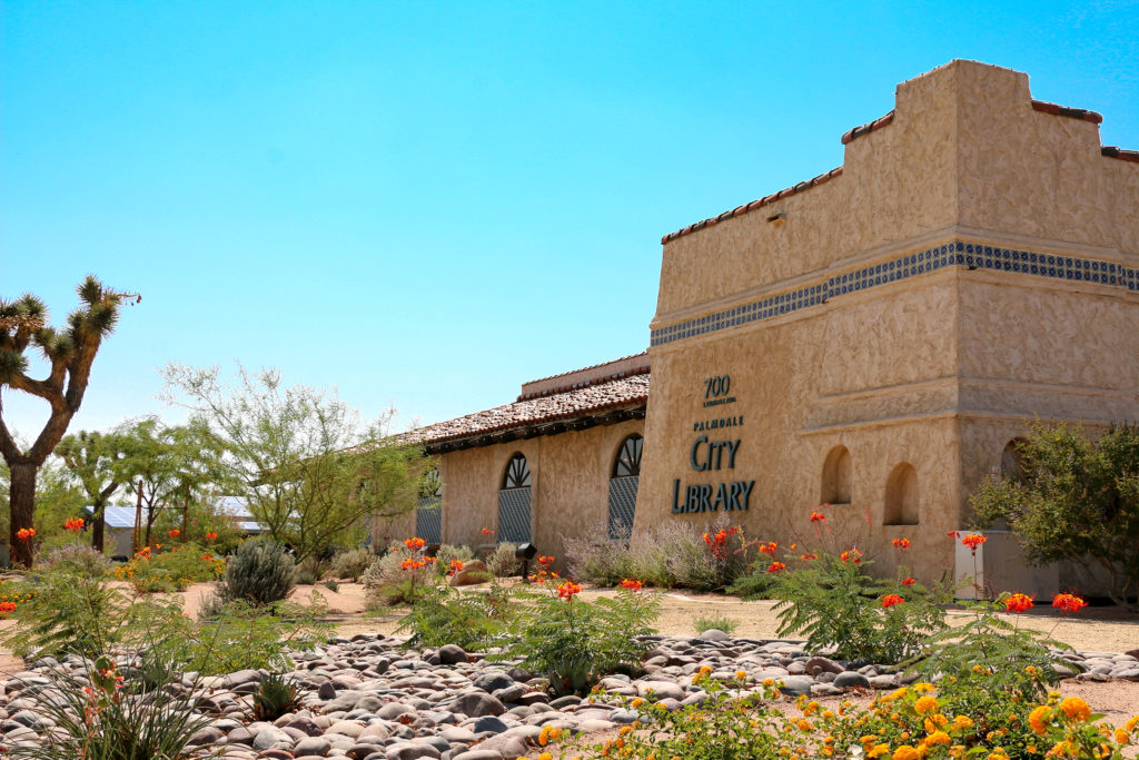 Palmdale City Library exterior 2021 | Draw Palmdale